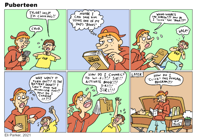 Puberteen: R.I.P. “Plug” – Unwinder's Tall Comics